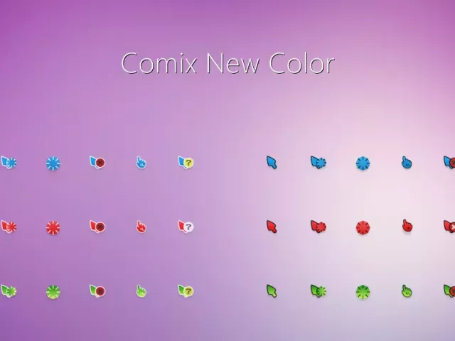 Red cursors - TOP 60 files to personalize the Windows interface