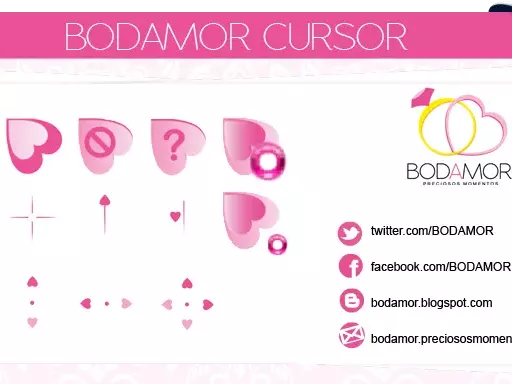 Cursors for girls - TOP 30 files to personalize the Windows interface