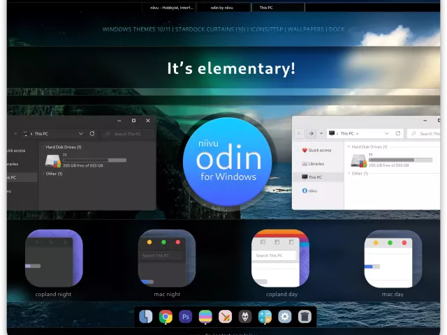 Theme Mac OS Sequoia for Windows 11 download on VSThemes.org