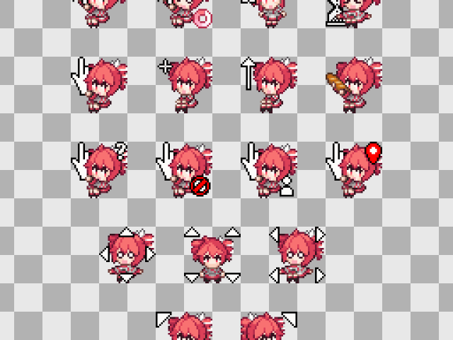 Cursors Rem from the anime Re:Zero on Windows download on VSThemes.org