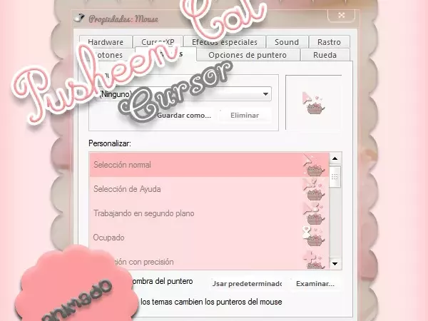 Cursors Cat Paw on Windows download on VSThemes.org