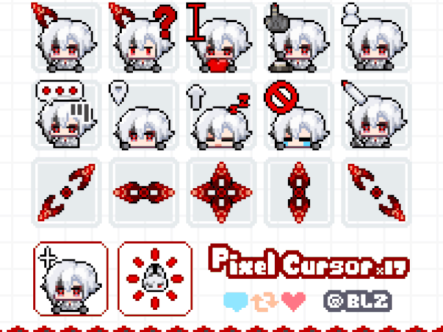 Cursors Undertale on Windows download on VSThemes.org