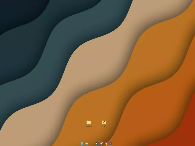 Live wallpaper Minimal Waves with Clock download on VSThemes.org
