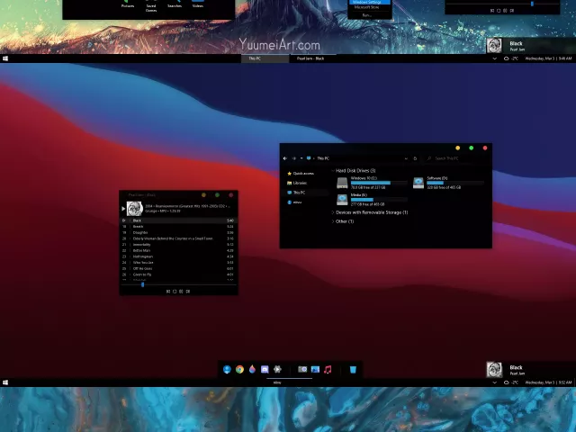 Theme Mac OS Big Sur for Windows 10 download on VSThemes.org