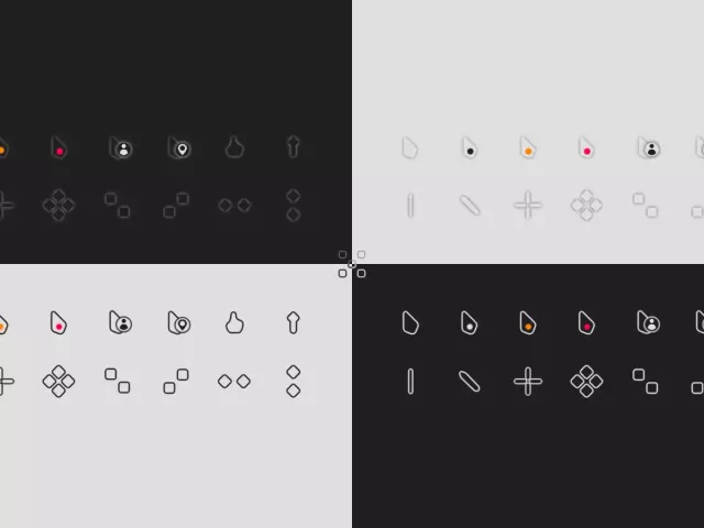 Cursors White dot, round pointers on Windows download on VSThemes.org