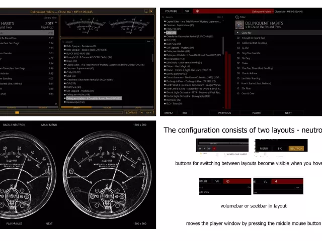 Foobar2000 Skins (60+)
