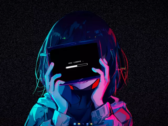 Live wallpaper Girl Error System Arona Blue Archive download on ...