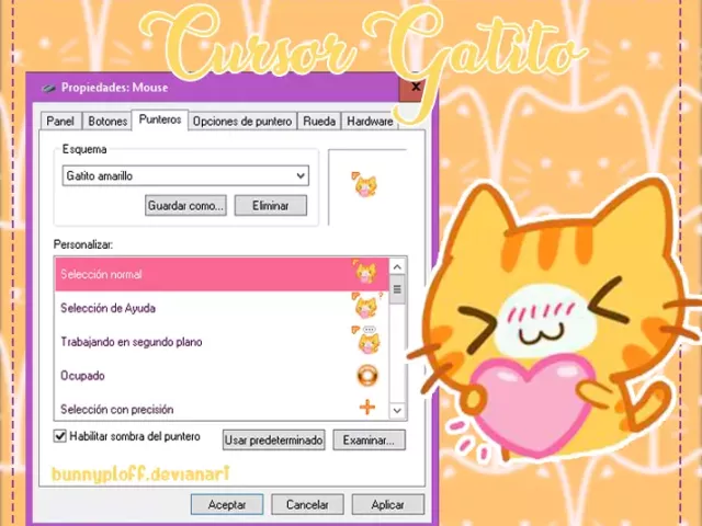 Cursors Cat Paw on Windows download on VSThemes.org