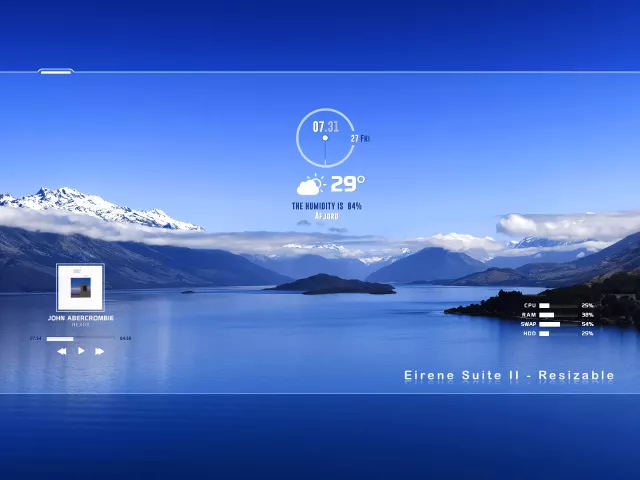 Скин Angelia Suite для Rainmeter скачать на VSThemes.org