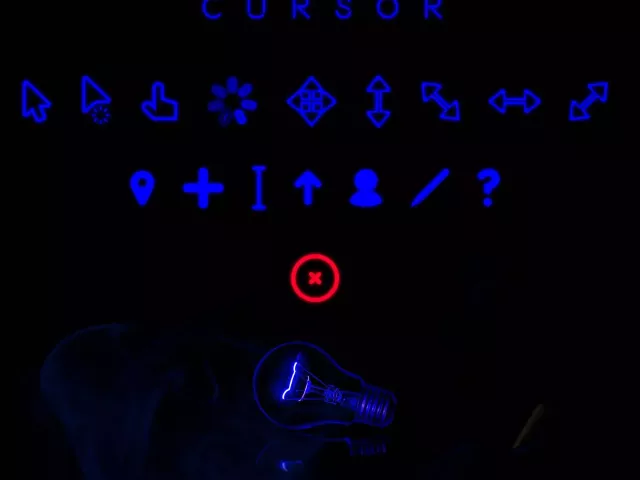 Cursors Cyberpunk 2077 - Blue pointers from the game on Windows ...