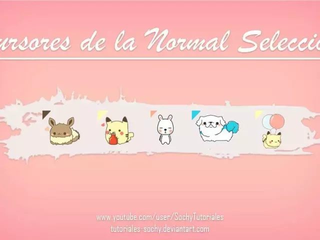 Cute cursors - TOP 20 files to personalize the Windows interface