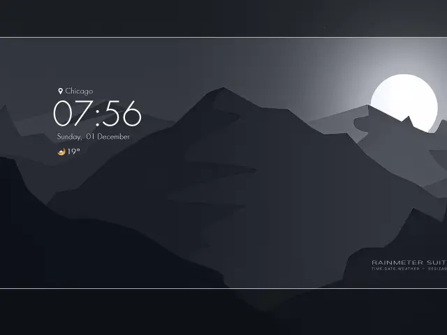 Skin Mond for Rainmeter download on VSThemes.org