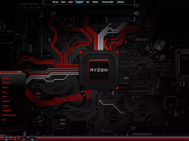 Theme MSI Gaming, special version for Windows 10 download on VSThemes.org