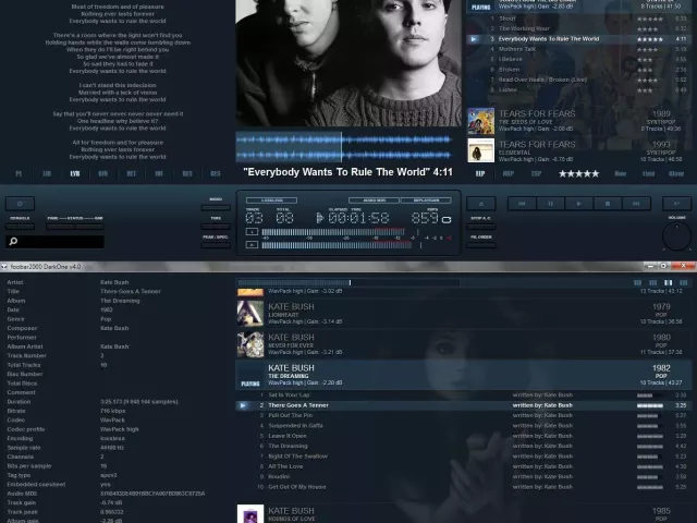 Foobar2000 Skins (60+)