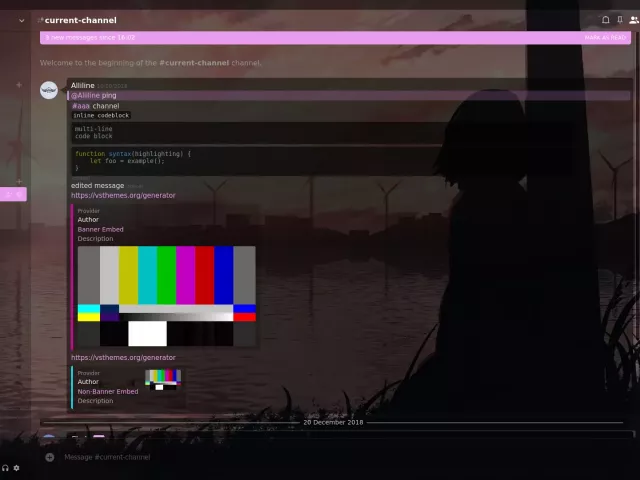 Theme Sad( for Discord download on VSThemes.org