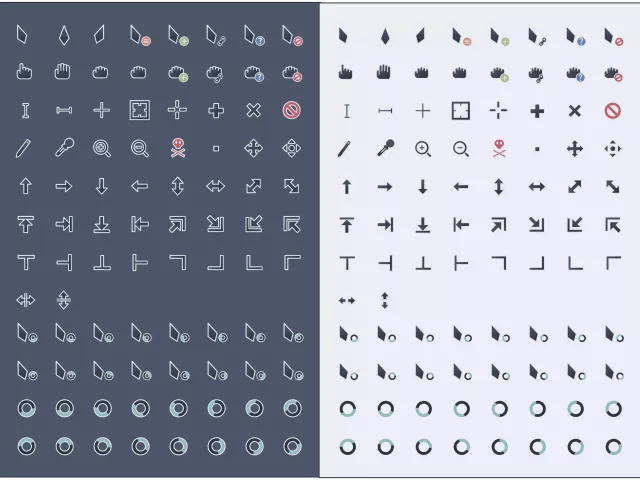 Cursors Stitch, Disney on Windows download on VSThemes.org