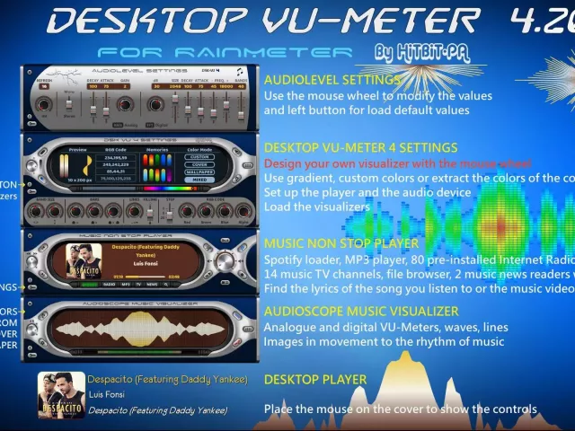 Скин Volume Bar 1.0 для Rainmeter скачать на VSThemes.org