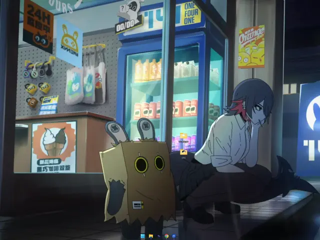 Live wallpaper Burnice Dance - Zenless Zone Zero download on VSThemes.org