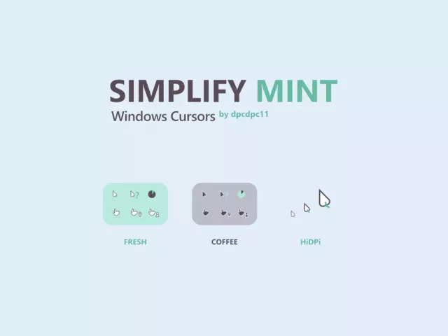 Cursors Numix - black and white version on Windows download on VSThemes.org
