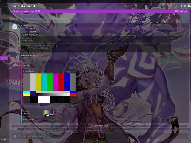 Theme anime aesthetics for Discord download on VSThemes.org
