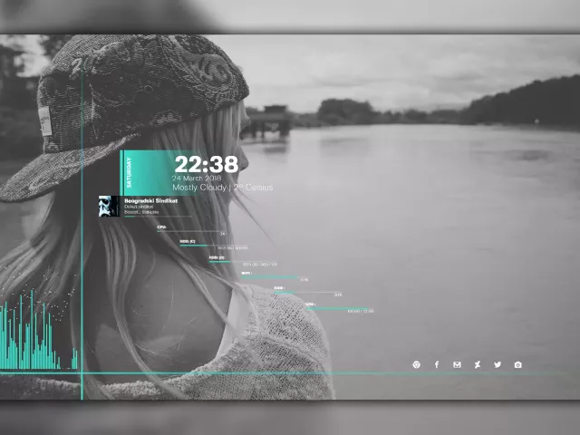 Minimalist Rainmeter Skins - TOP 70 files to personalize the Windows ...