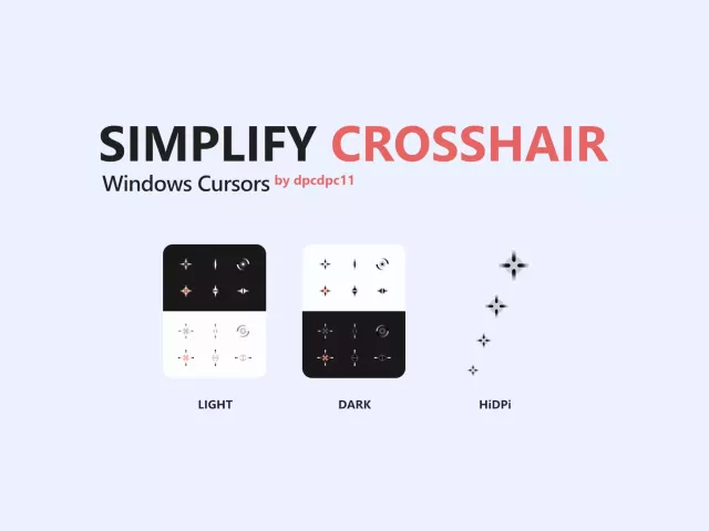 Cursors Simplify Cross on Windows download on VSThemes.org