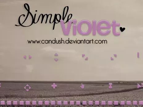 Purple cursors - TOP 40 files to personalize the Windows interface