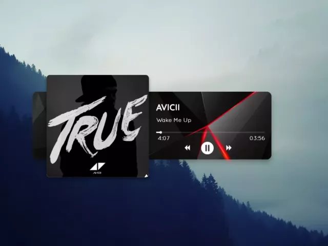 Rainmeter skins and widgets (500+)