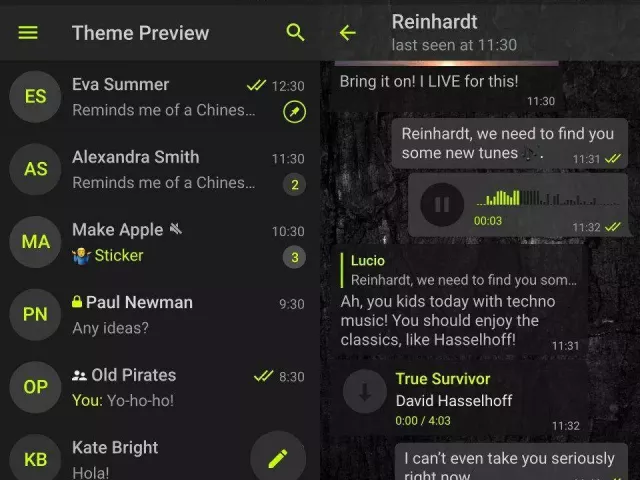 Telegram Themes (100+)