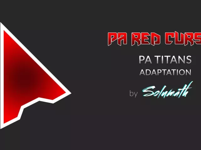 Red cursors - TOP 60 files to personalize the Windows interface