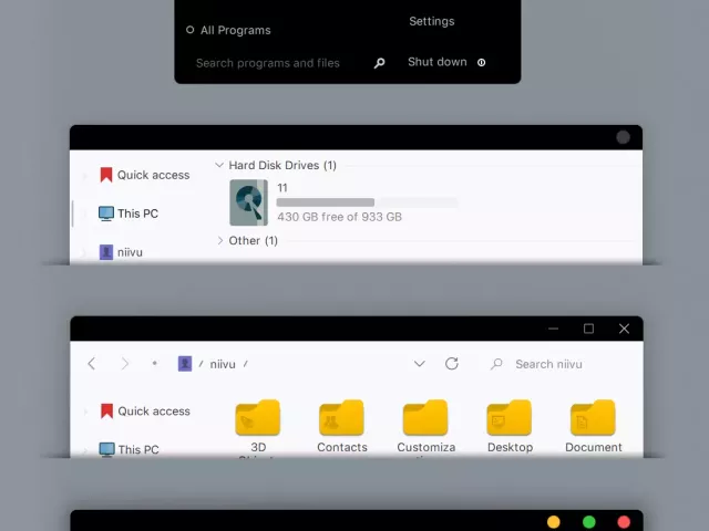 Theme Mac OS Sequoia for Windows 11 download on VSThemes.org