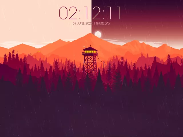 Wallpaper Minimalistic landscapes from the game Firewatch download on ...