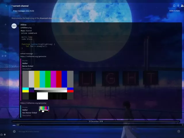 Theme Fenix V1 for Discord download on VSThemes.org