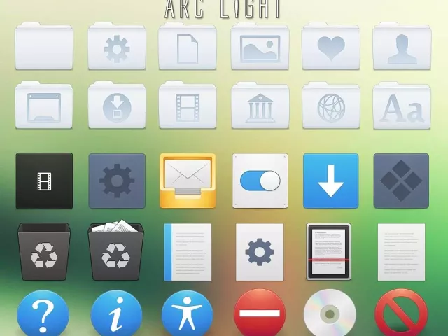 Icons Arc by horst3180 iPack download on VSThemes.org