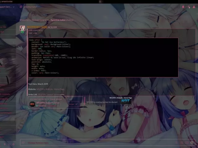 Тема ClearVision - Sapphire для Discord скачать на VSThemes.org