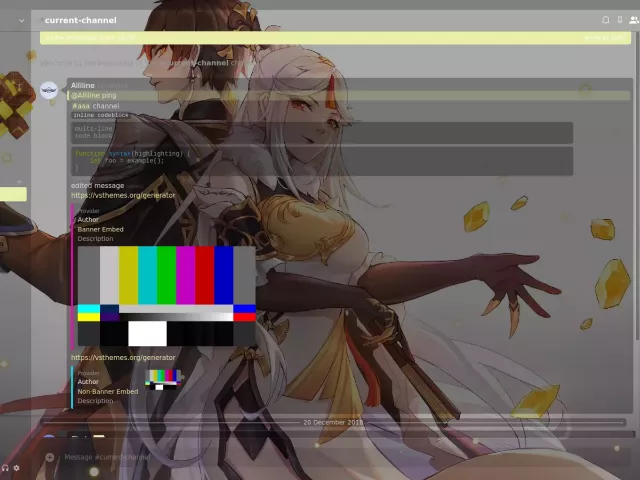 Theme Autumn Trees for Discord download on VSThemes.org