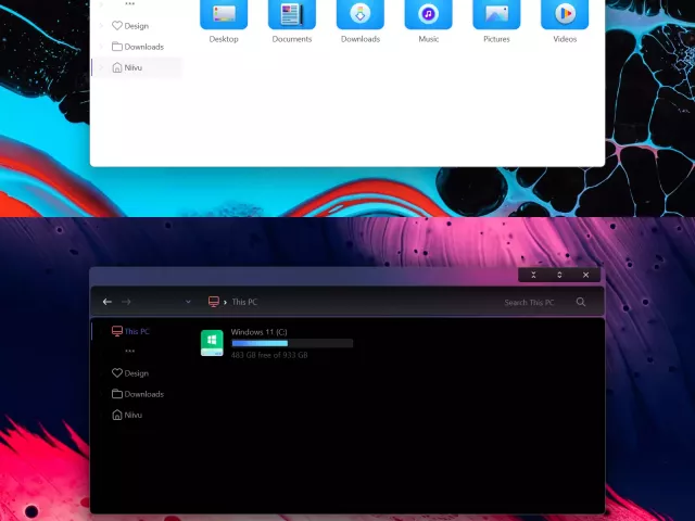 Theme Solarized for Windows 11 download on VSThemes.org