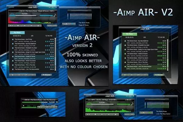 Skin S7Reflex v1.9 for AIMP download on VSThemes.org