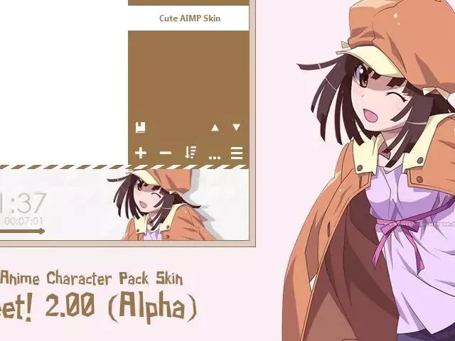 Anime skins for AIMP - TOP 20 files to personalize the Windows interface