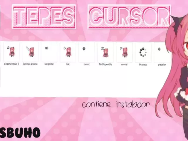 Anime cursors for Windows (100+)