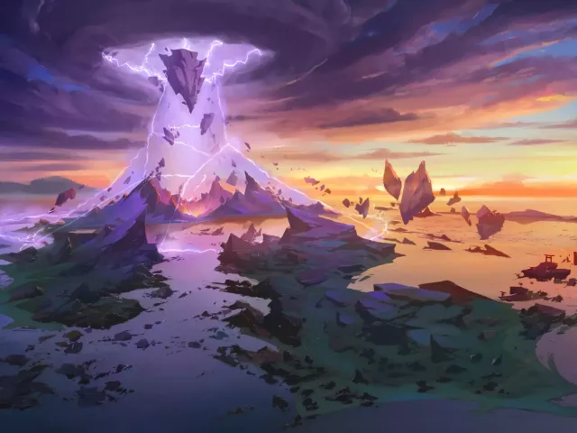 Live wallpaper Inazuma Sakura Tree Genshin Impact download on VSThemes.org