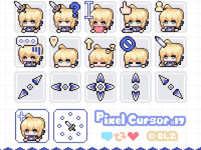 Mac OS cursors (100+)