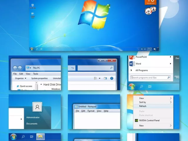 Theme Aero Seven for Windows 10 download on VSThemes.org