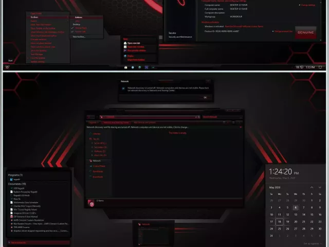 Theme Poizon, ultimatum-red for Windows 10 download on VSThemes.org