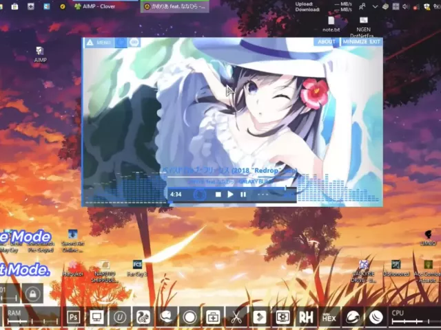 Anime skins for AIMP - TOP 20 files to personalize the Windows interface
