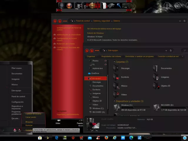 Red themes for Windows 10 - TOP 70 files to personalize the Windows ...