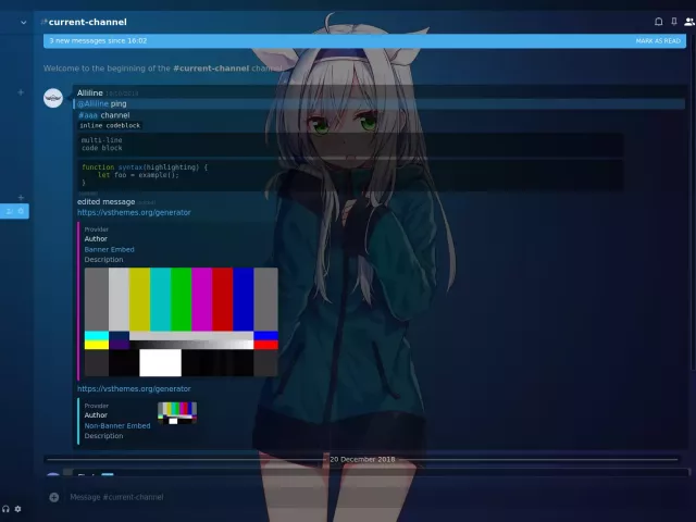500+ Collection «Anime Discord themes» to personalize the Windows interface