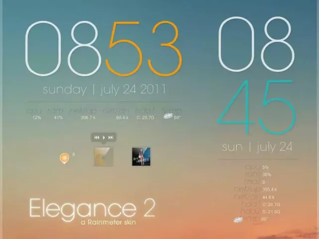 Music player for Rainmeter - TOP 60 files to personalize the Windows ...