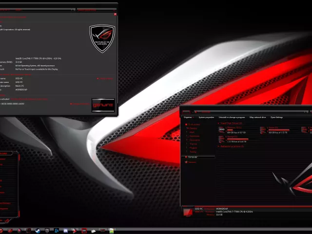 Theme Asus, 6 colors for Windows 10 download on VSThemes.org