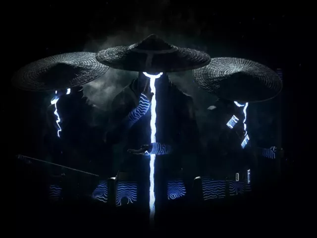 Live wallpaper Ghostwire Tokyo main menu download on VSThemes.org